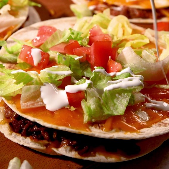 Mini Mexican Pizzas - Good Foods Guacamole, Dips & Spreads
